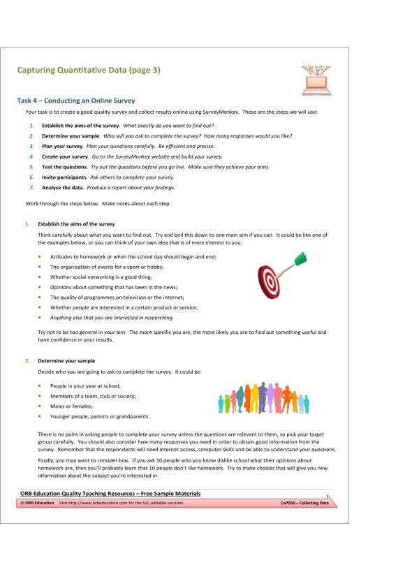 Surveys and Collecting Data – ORB Education Australia