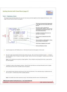 Programming In Vb Net Orb Education Australia