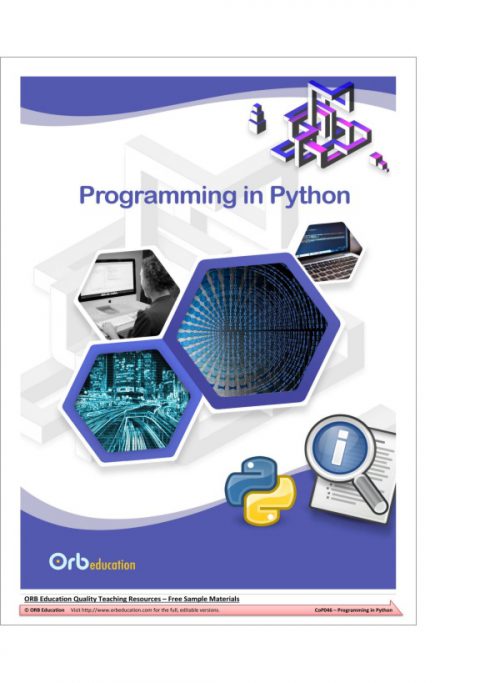 Programming in Python – ORB Education Australia