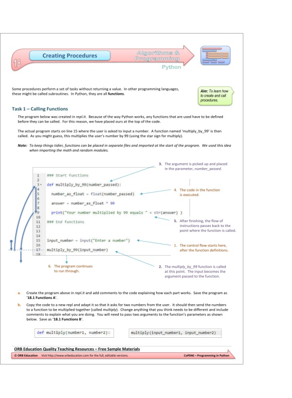 Programming in Python – ORB Education Australia