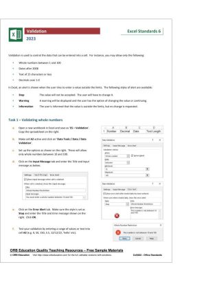 MS Office Standards 2023 – ORB Education Australia